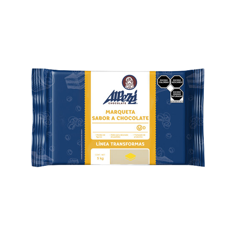 5 KG MARQUETA CHOCOLATE ALPEZZI BLANCO PREMIUM PIEZA